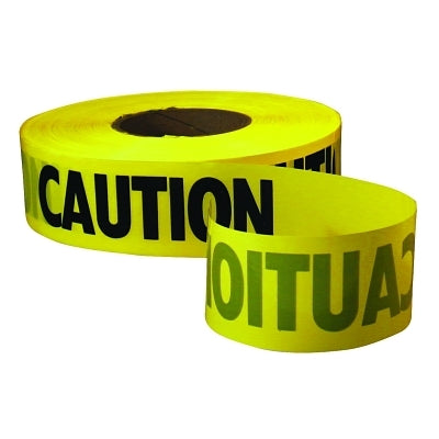 Empire Level 771001 Safety Barricade Tape 3 in x 1 000 ft Caution 3 mi – USA Tool Depot