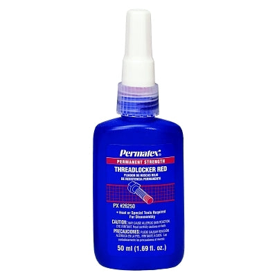 Permatex 26250 PERMANENT STRENGTH THREADLOCKER RED 50 ML TUBE – USA ...