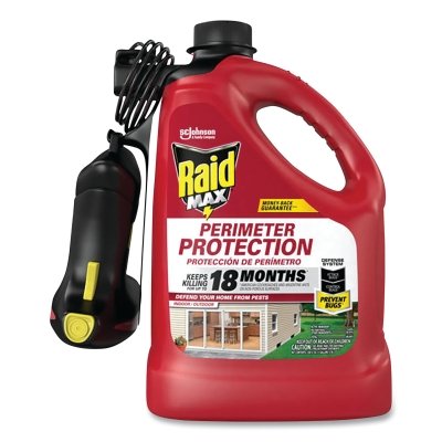RAID 316222 Raid Max Perimeter Protection Spray, 128 fl oz, Jug with A ...