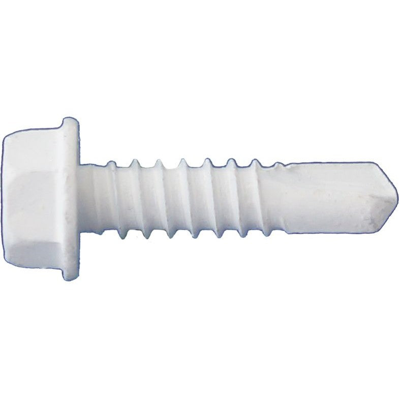 DAGGERZ SDCT14034WHT 14 x 3/4 Hex Washer Head Self Drill Screws Dagger ...